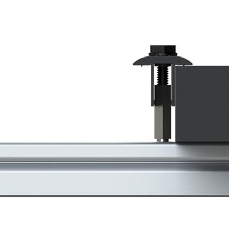 Unirac SolarMount Universal Aesthetic Fastener Mid Clamp Dark, 302045D ...