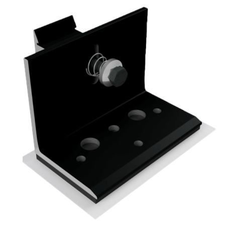 SnapNrack Ultra Rail AnchorFoot Black, 242-10038 | Greentech Renewables