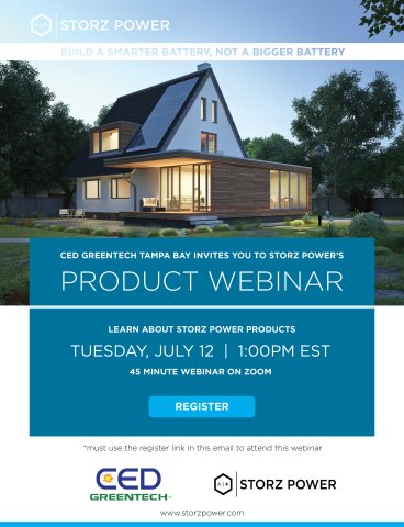Storz Power Product Webinar | Greentech Renewables