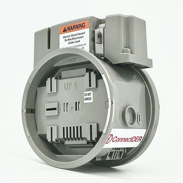 ConnectDER Meter Socket Adapter 80A 22k AIC V5.2, C-B-4-22-80 ...