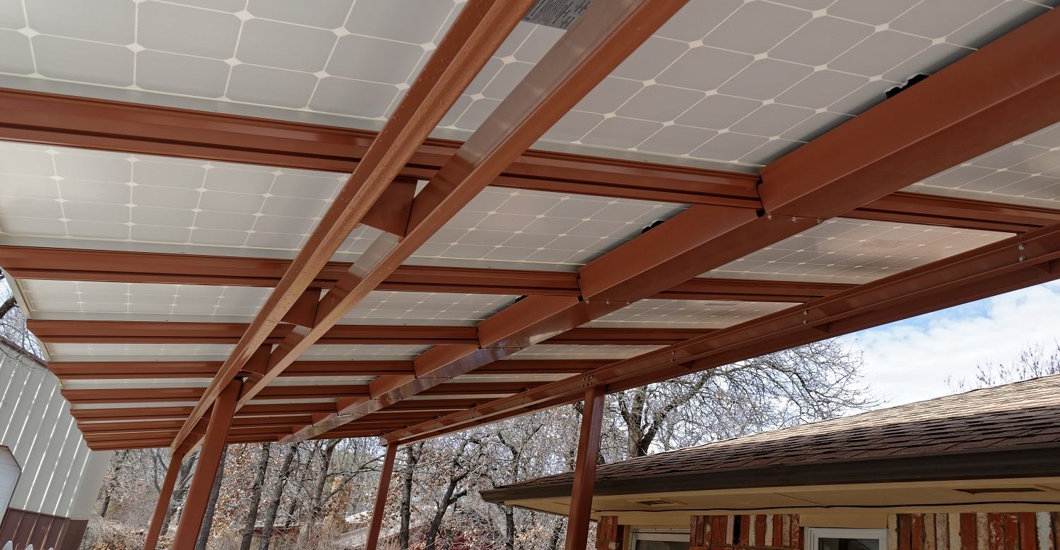 6.5 kW Solar Pergola Installation | Greentech Renewables