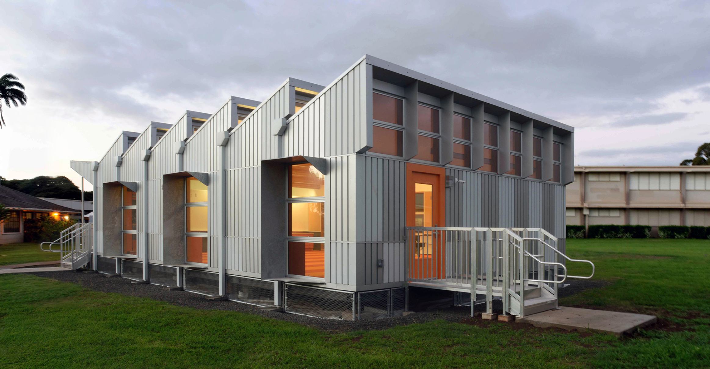 4.3 kW Energy Positive Portable Classroom | Greentech Renewables