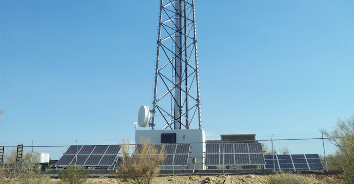 Cell Tower with 474 kWh Battery Bank | Greentech Renewables