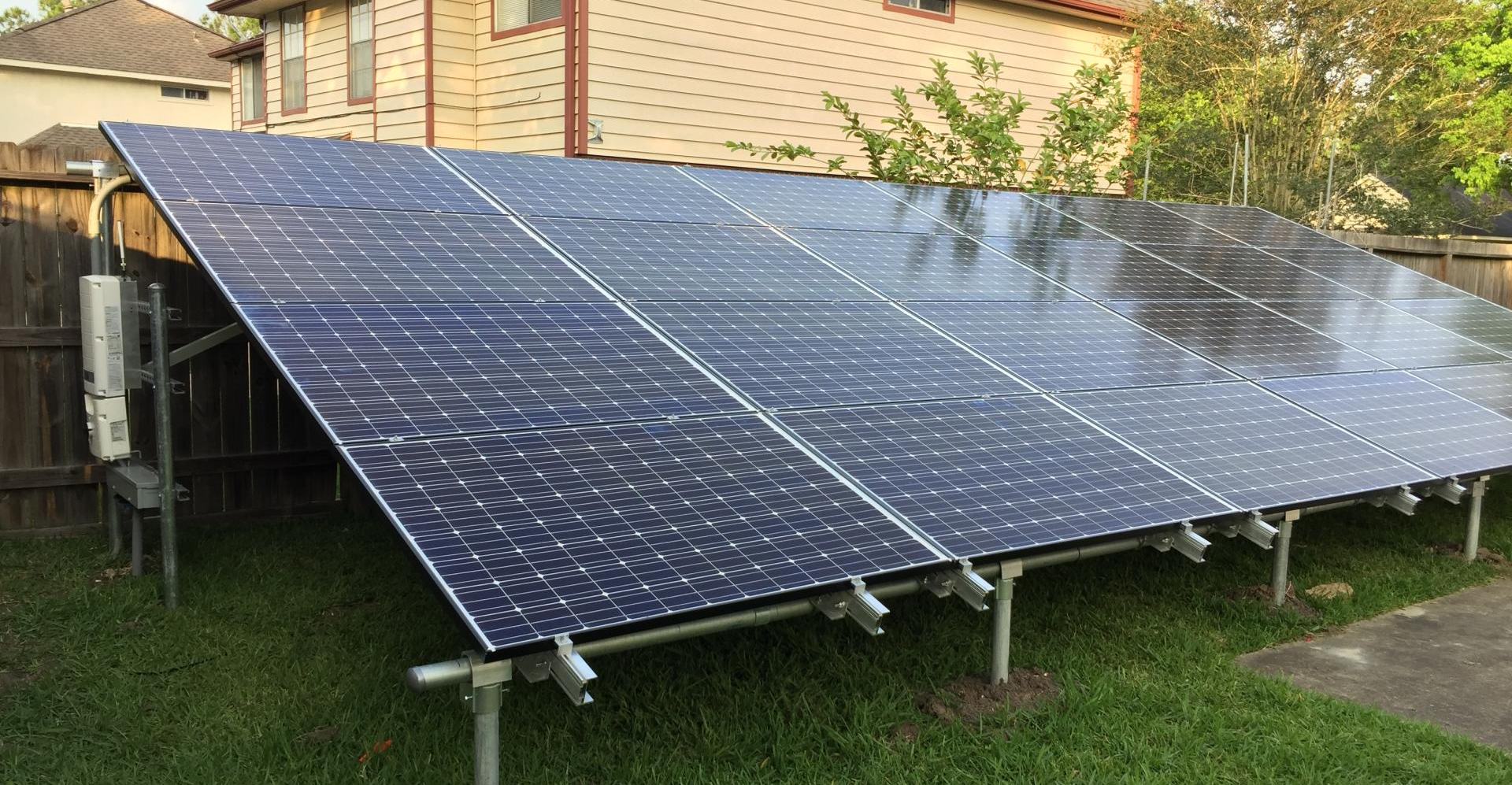 7.8kW Panasonic 325 HIT Ground Mount | Greentech Renewables